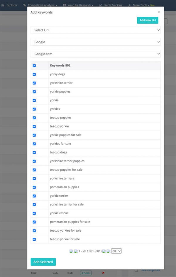 Working With Lists - Keysearch